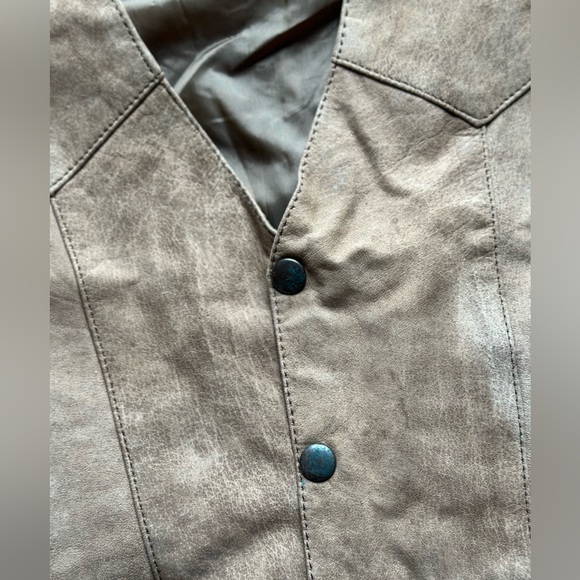 Harley-Davidson | Suits & Blazers | First Leather Motorcycle Vest ...